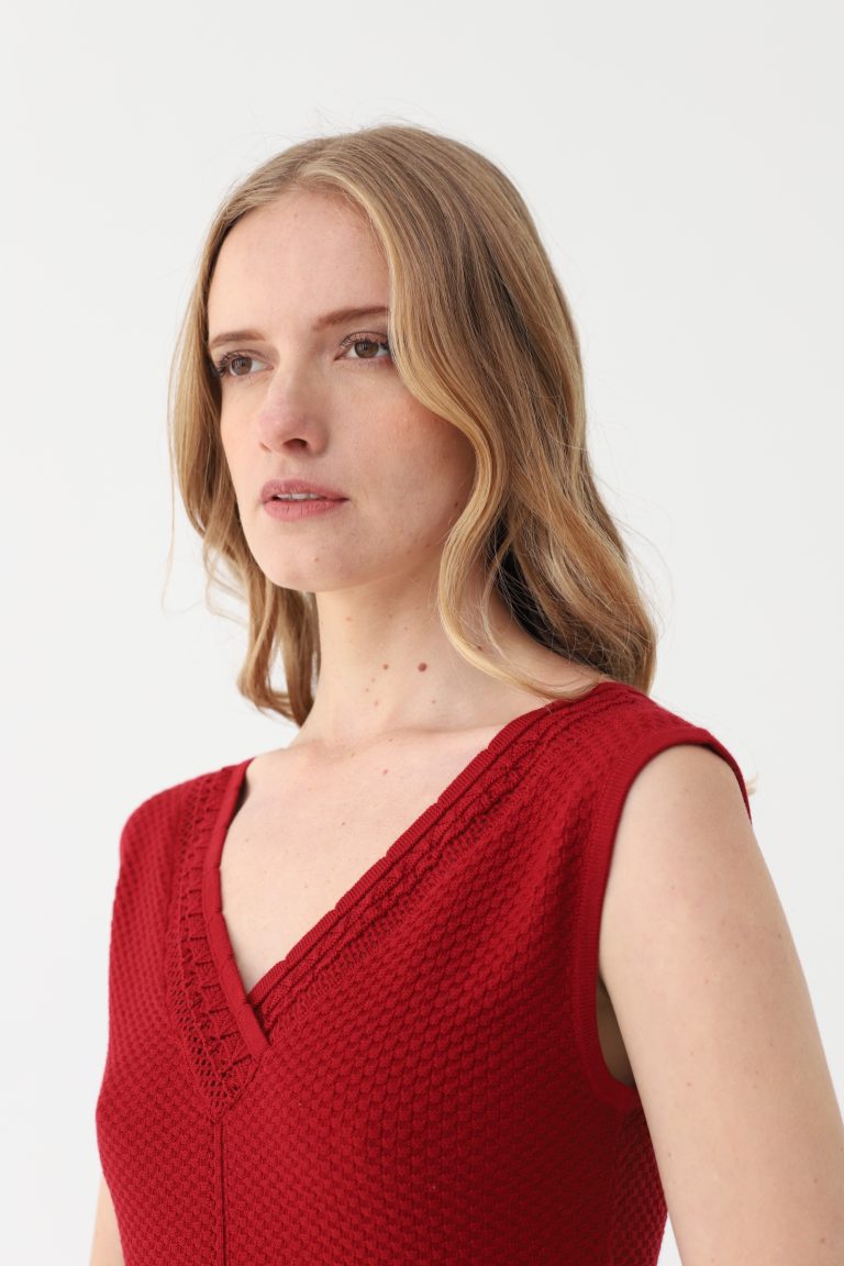 VESTIDO KAMZA TEJIDO EN 100% ALGODÓN PIMA - Wisqa Perú only natural fibers